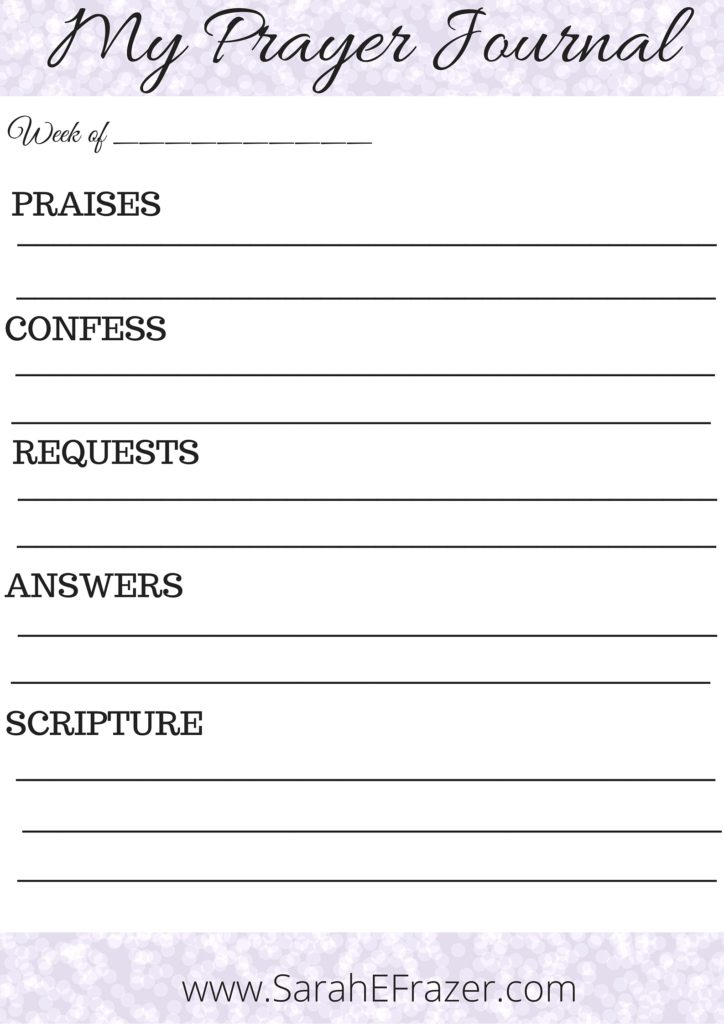 5 Practical Steps to Strengthen Your Prayer Life - Sarah E. Frazer